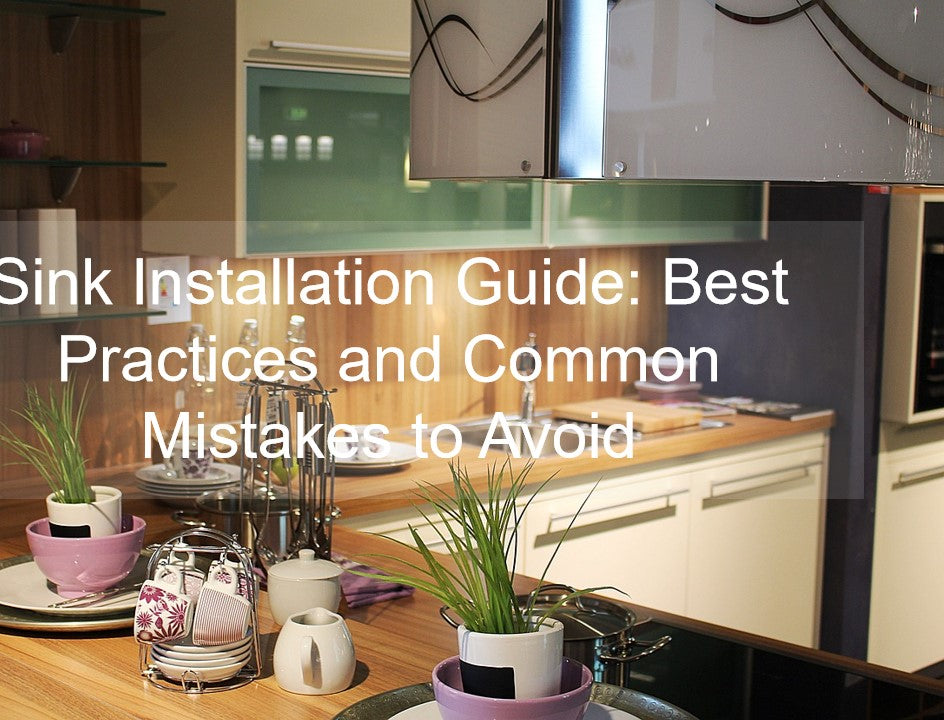Sink Installation Guide: Best Practices and Common Mistakes to Avoid ...